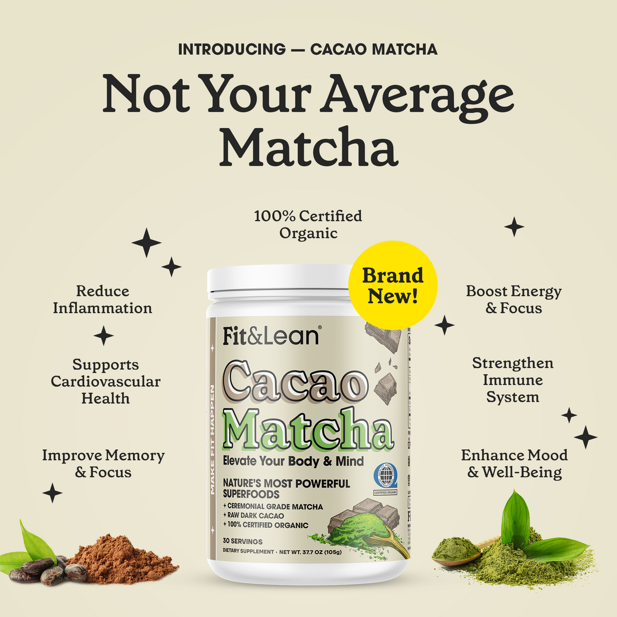 Cacao Matcha – Fit & Lean